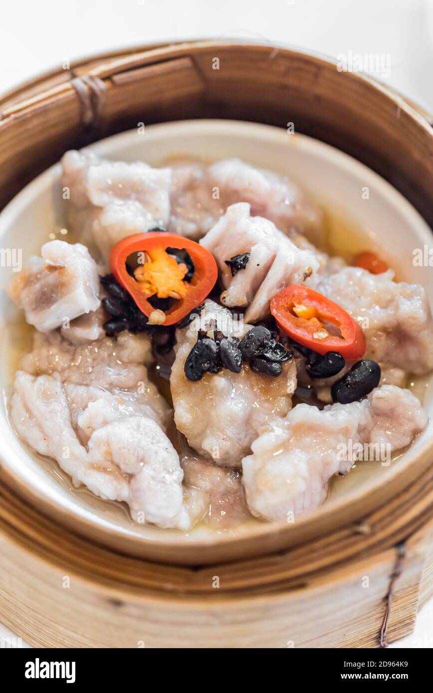 Black bean steamed pork ribs hi-res stock photography and images - Alamy
