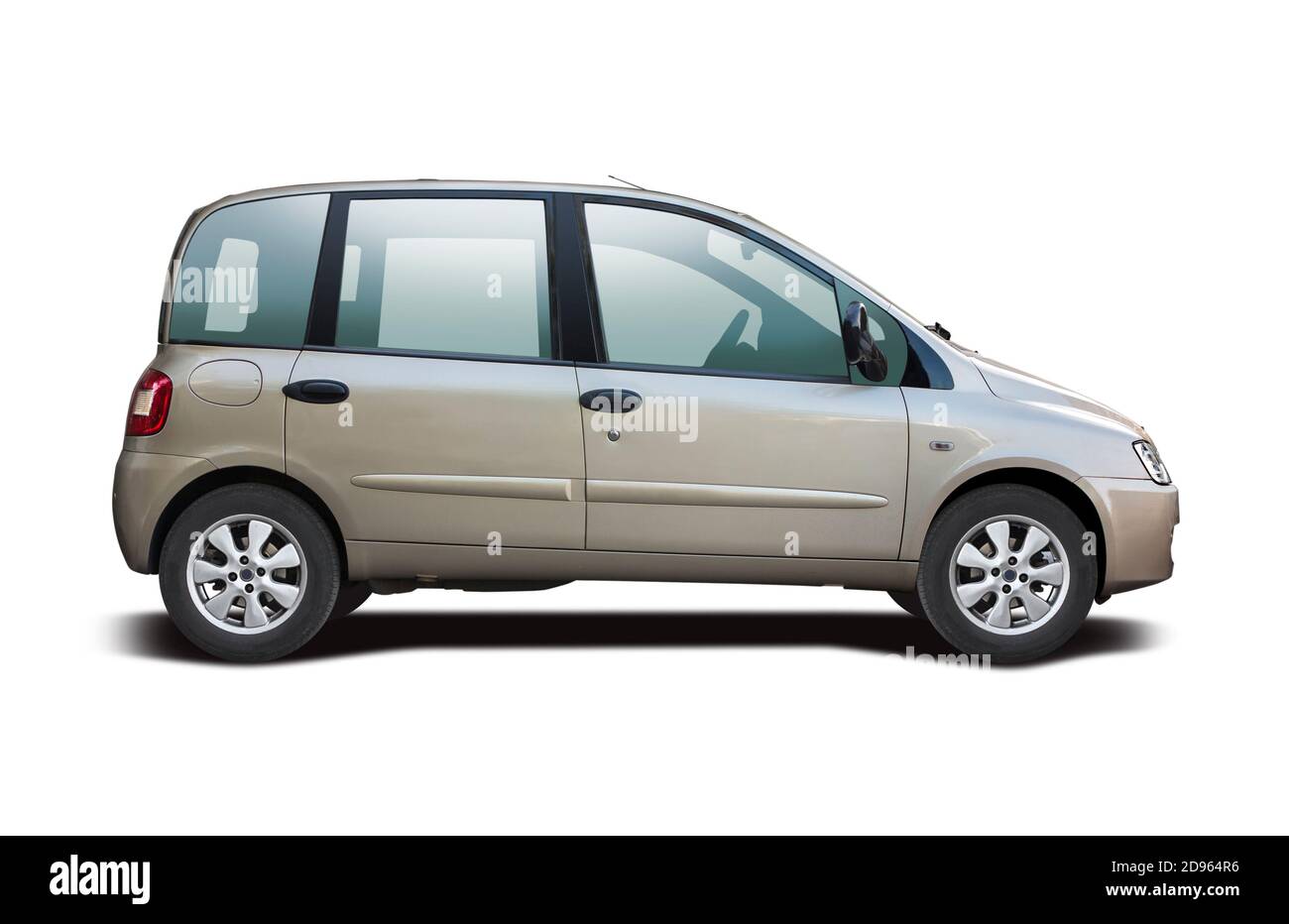 MPV car side view isolated on white background Stock Photo - Alamy