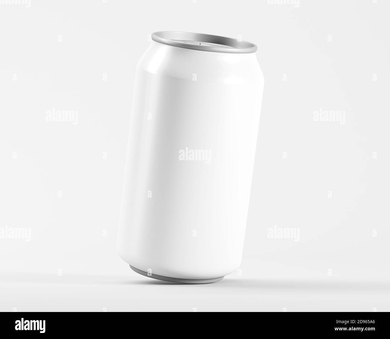 Beer can floating mock up 3d rendering Stock Photo - Alamy