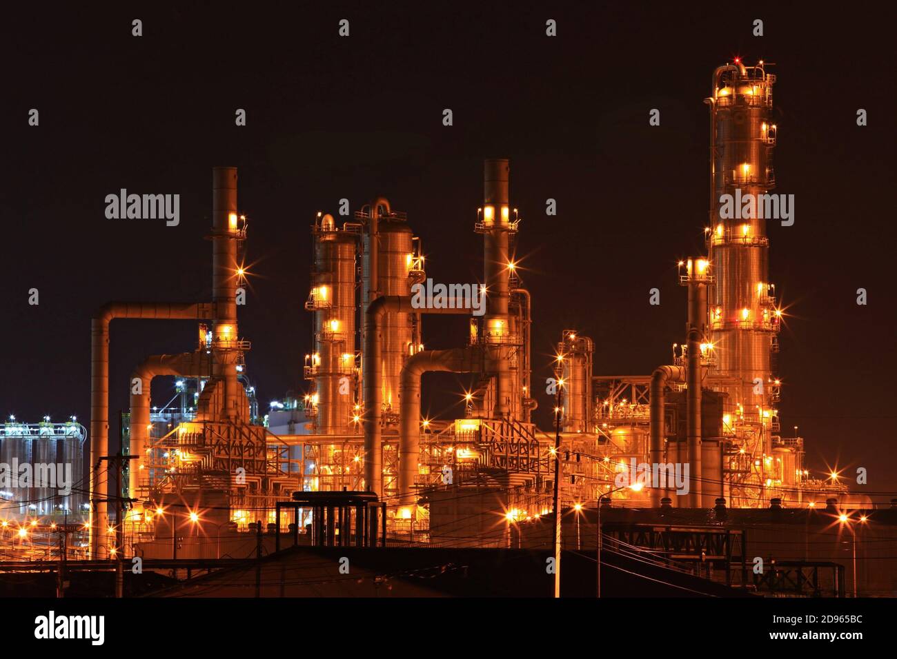 oil refinery factory Stock Photo - Alamy