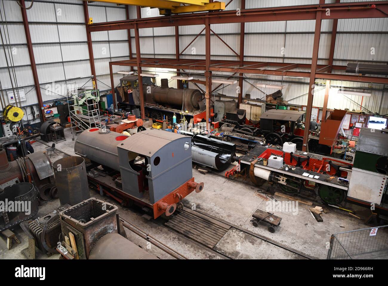 Locomotive repair and build shed. Ribble Steam Railway and Museum ...