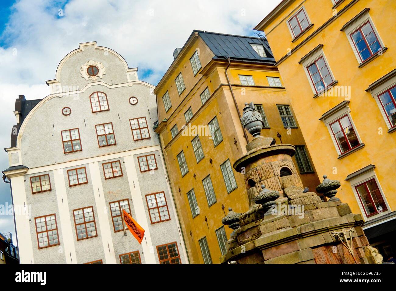 Traditional architecture, Gamla Stan, Stockholm, Sweden, Scandinavia ...