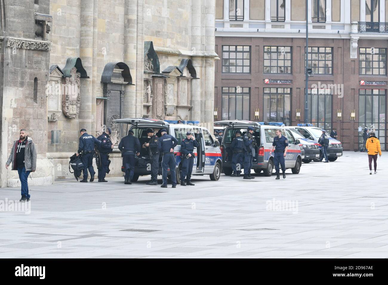 Vienna, Austria. 03rd Nov, 2020. Terrorist attack in Vienna on October ...