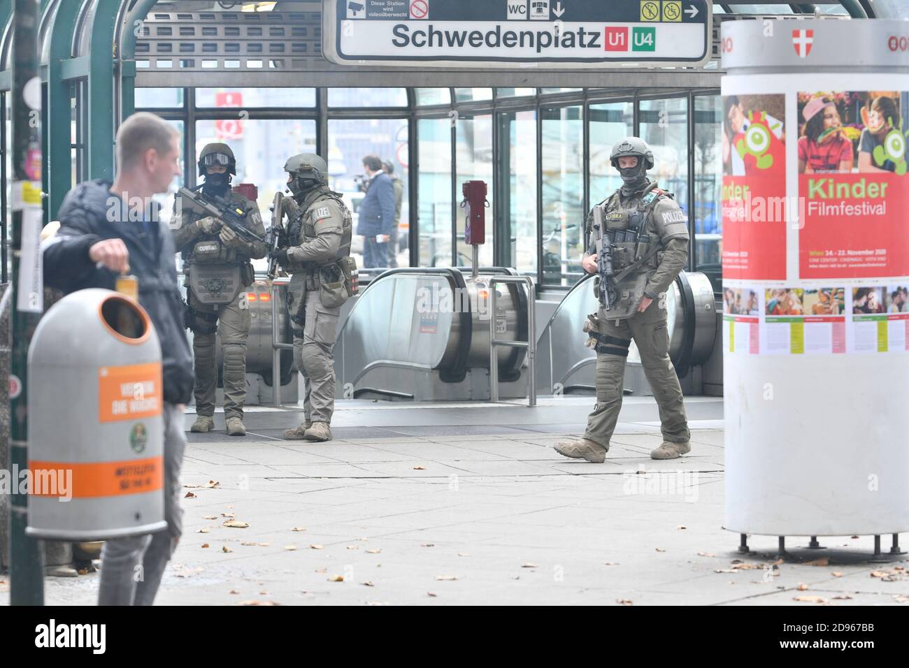 Vienna, Austria. 03rd Nov, 2020. Terrorist attack in Vienna on October ...