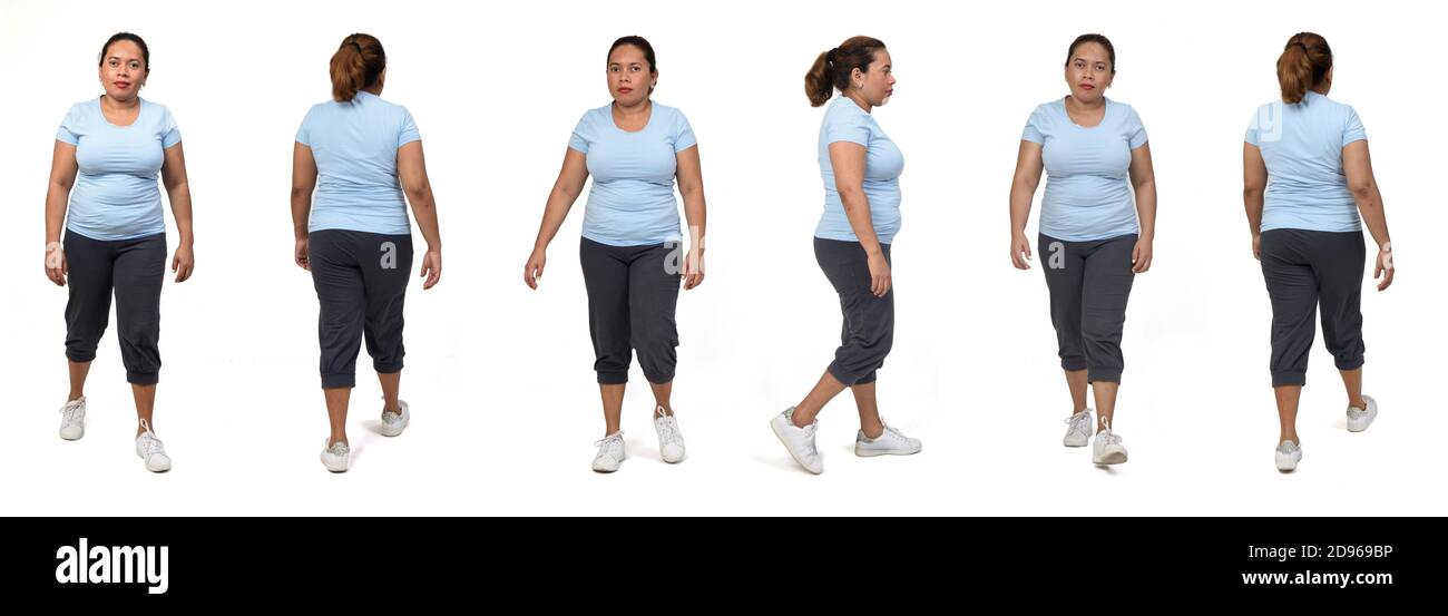 Front back side full body Cut Out Stock Images & Pictures - Alamy