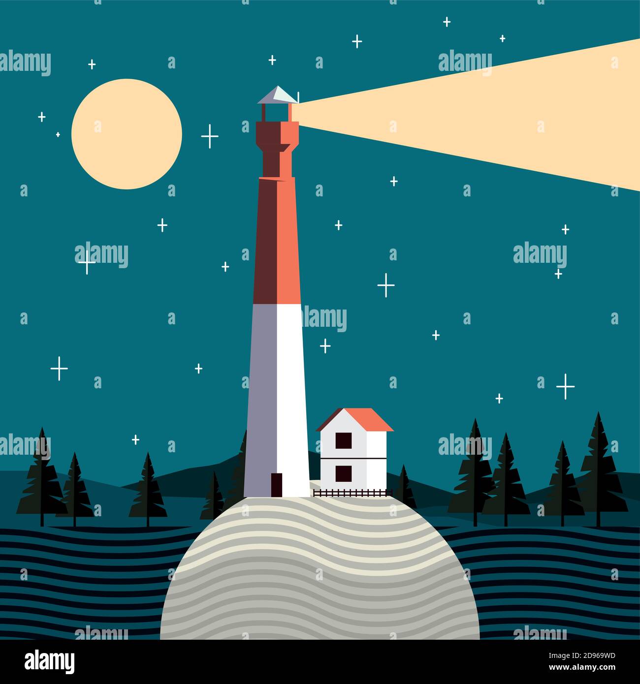 Vector Lighthouse Minimal Wallpapers Minimal Lighthouse Logo