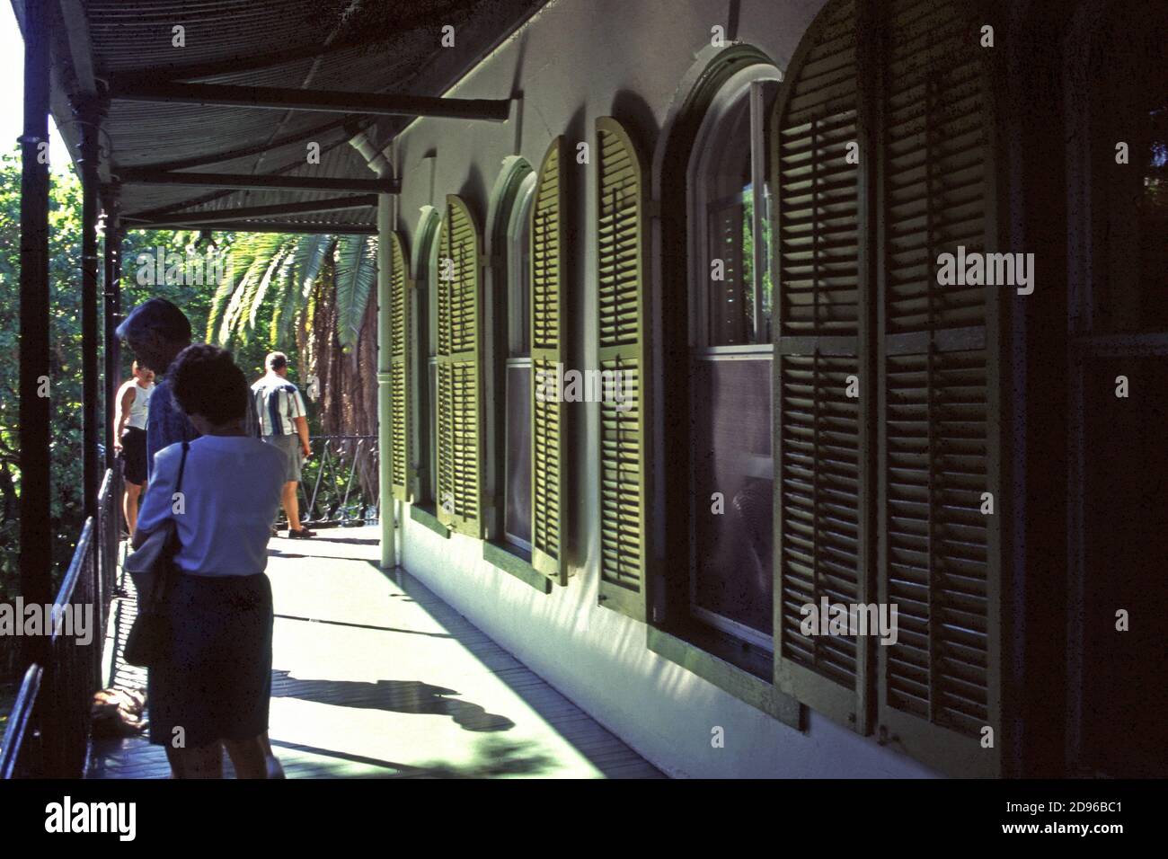 KEY WEST, UNITED STATES - May 08, 2014: The Ernest Hemingway House was ...