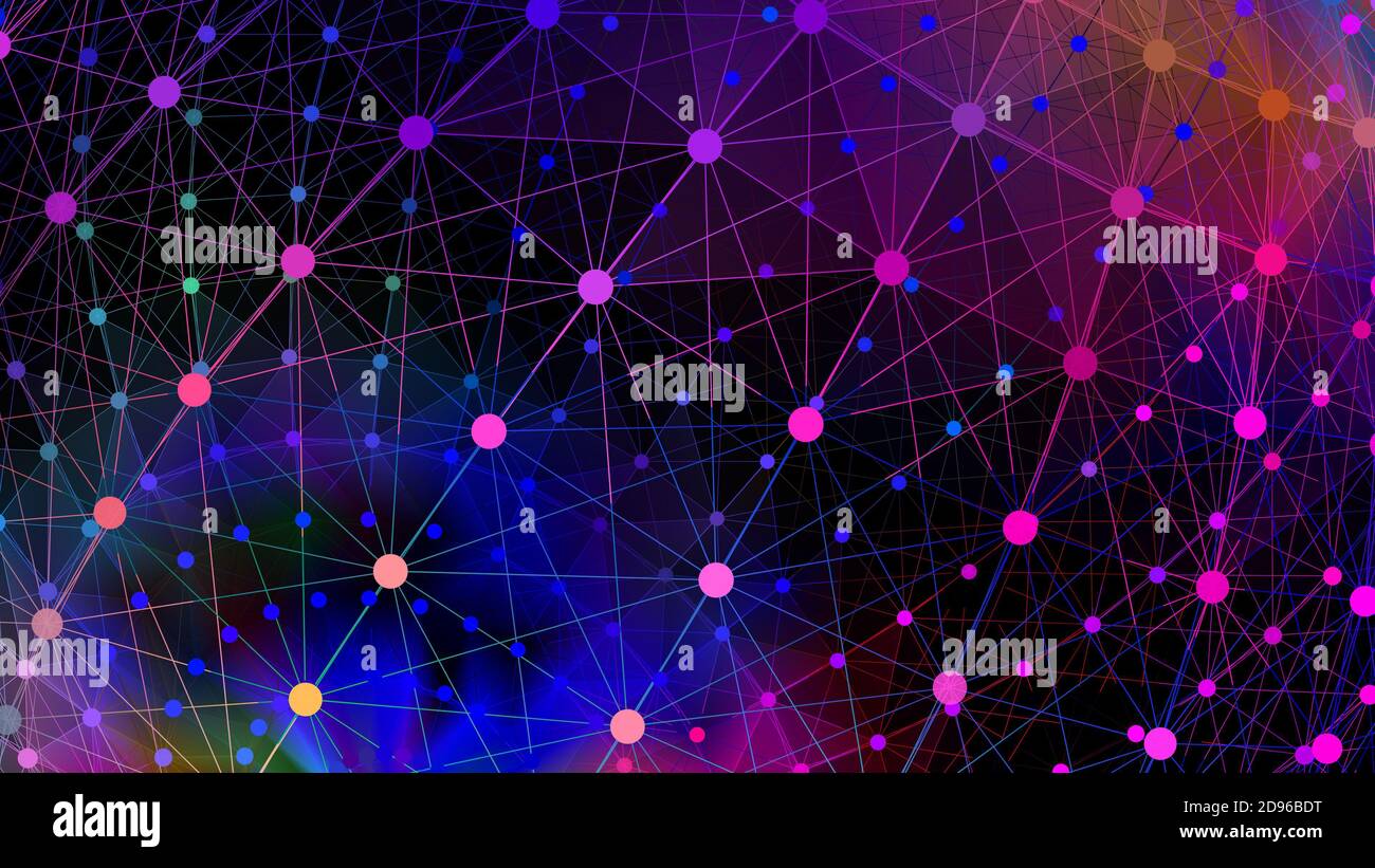 Abstract gradient 3d wireframe background 3d rendering Stock Photo - Alamy