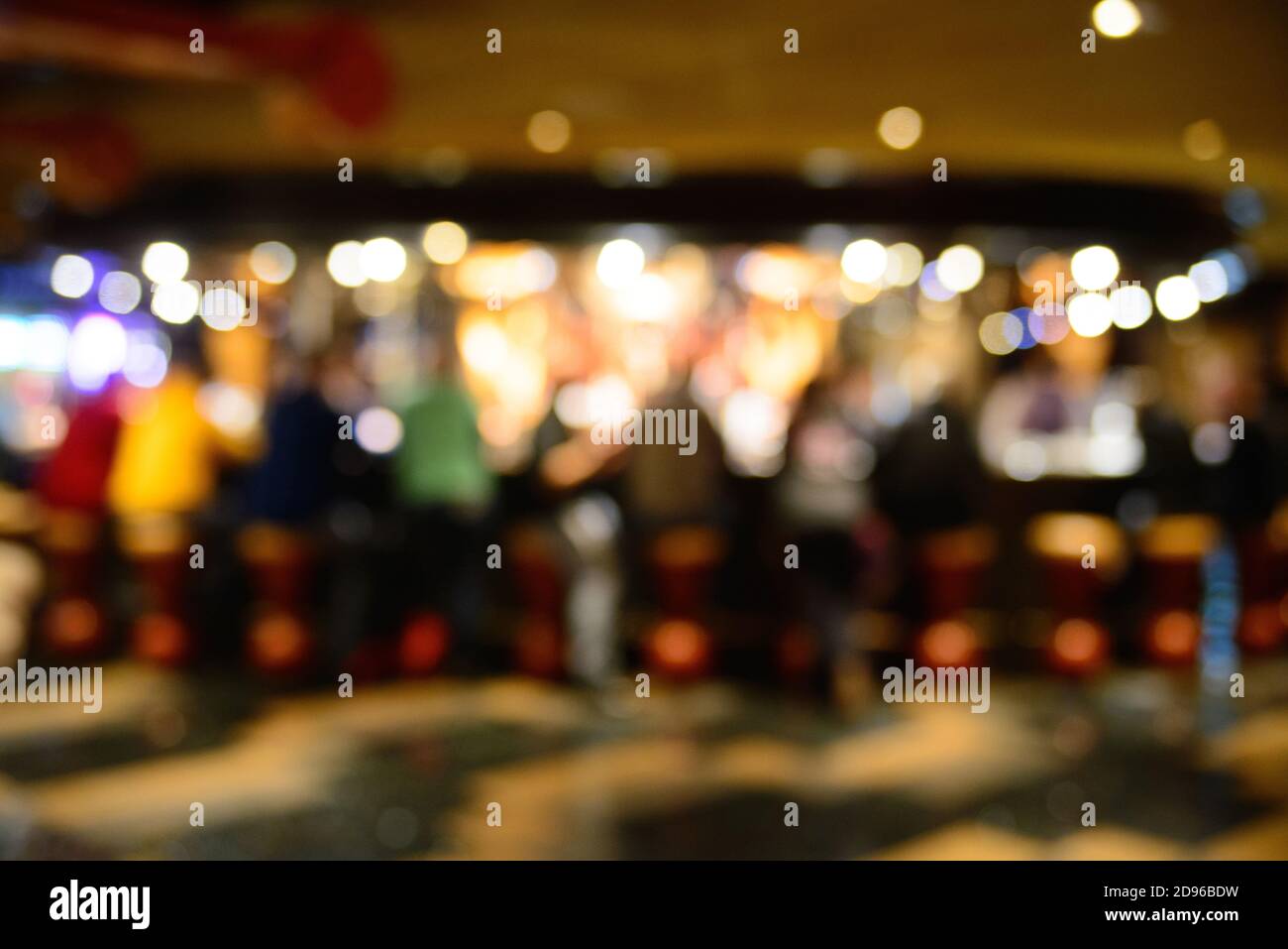 blured Bar counter on a cruise ship Stock Photo - Alamy