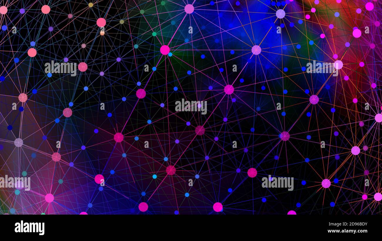 Abstract gradient 3d wireframe background 3d rendering Stock Photo - Alamy