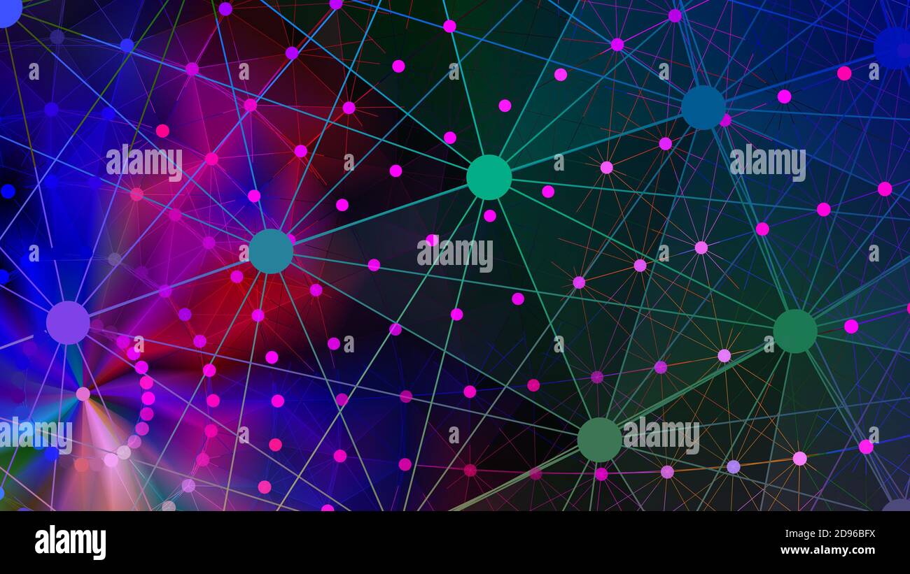 Abstract gradient 3d wireframe background 3d rendering Stock Photo - Alamy