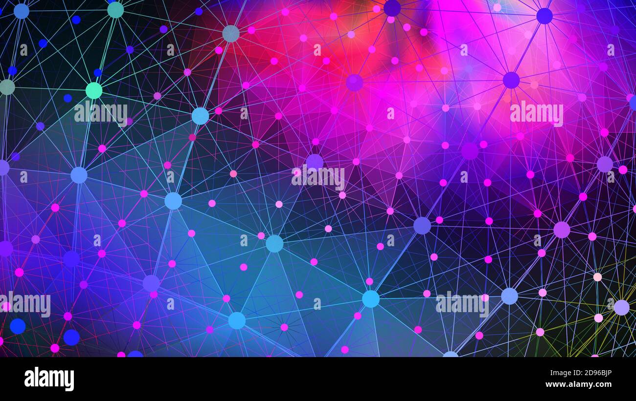 Abstract gradient 3d wireframe background 3d rendering Stock Photo - Alamy