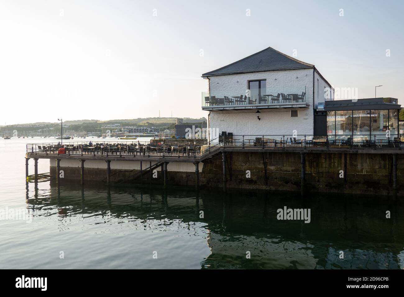 Pier Masters House Restaurant, Plymouth UK Stock Photo - Alamy