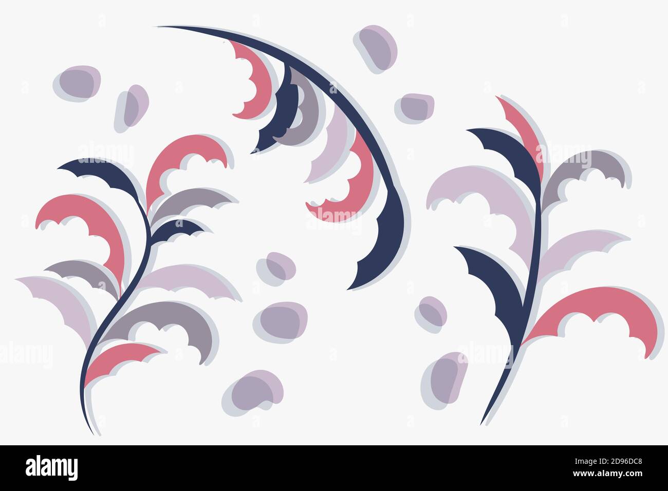 vector branches for design in trendy colors Stock Vector Image & Art ...