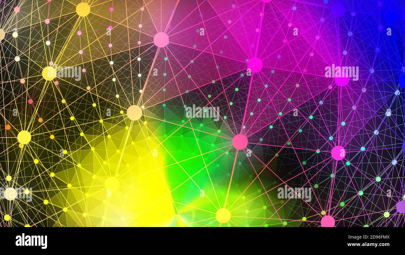 Abstract gradient 3d wireframe background 3d rendering Stock Photo - Alamy