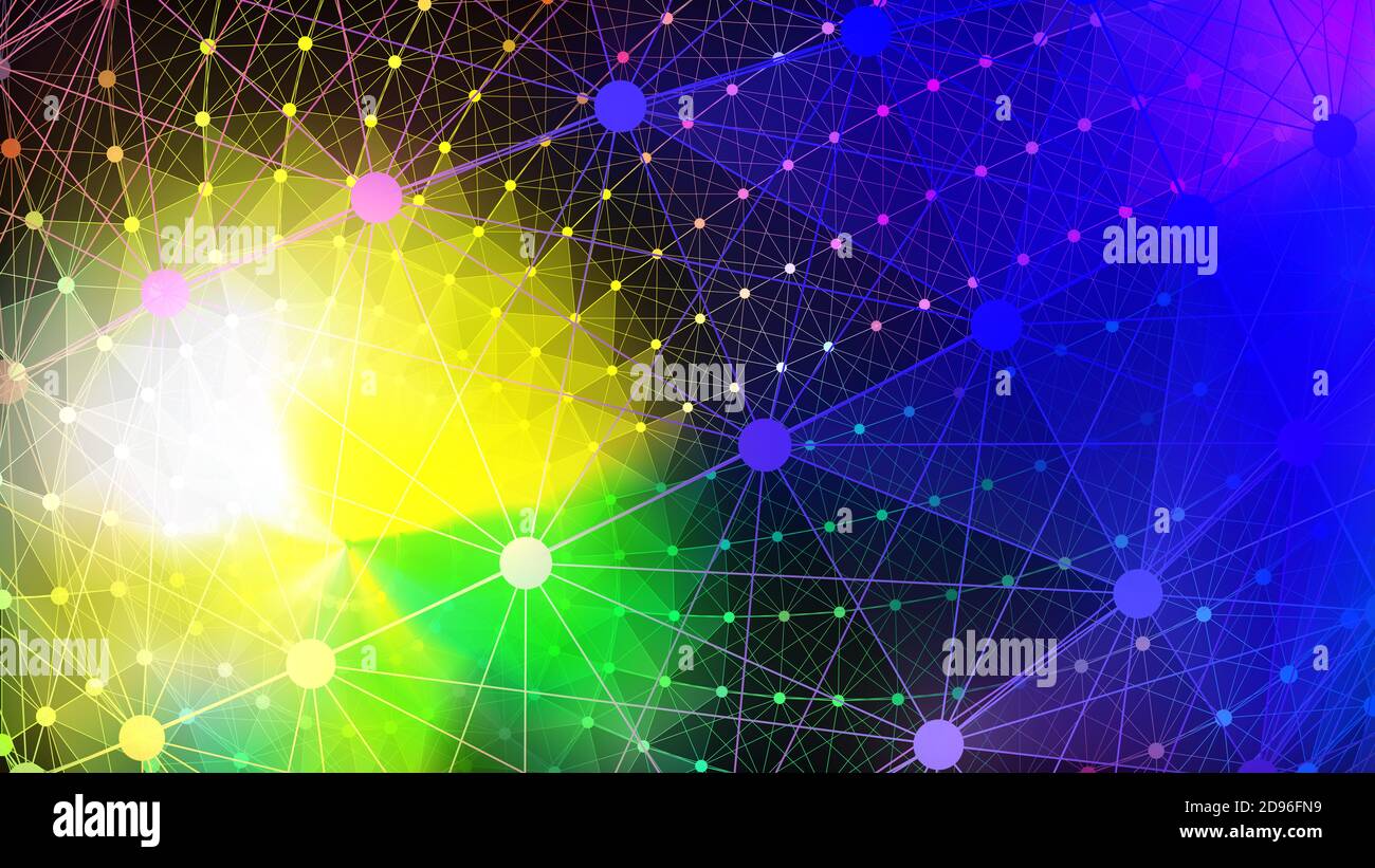 Abstract gradient 3d wireframe background 3d rendering Stock Photo - Alamy