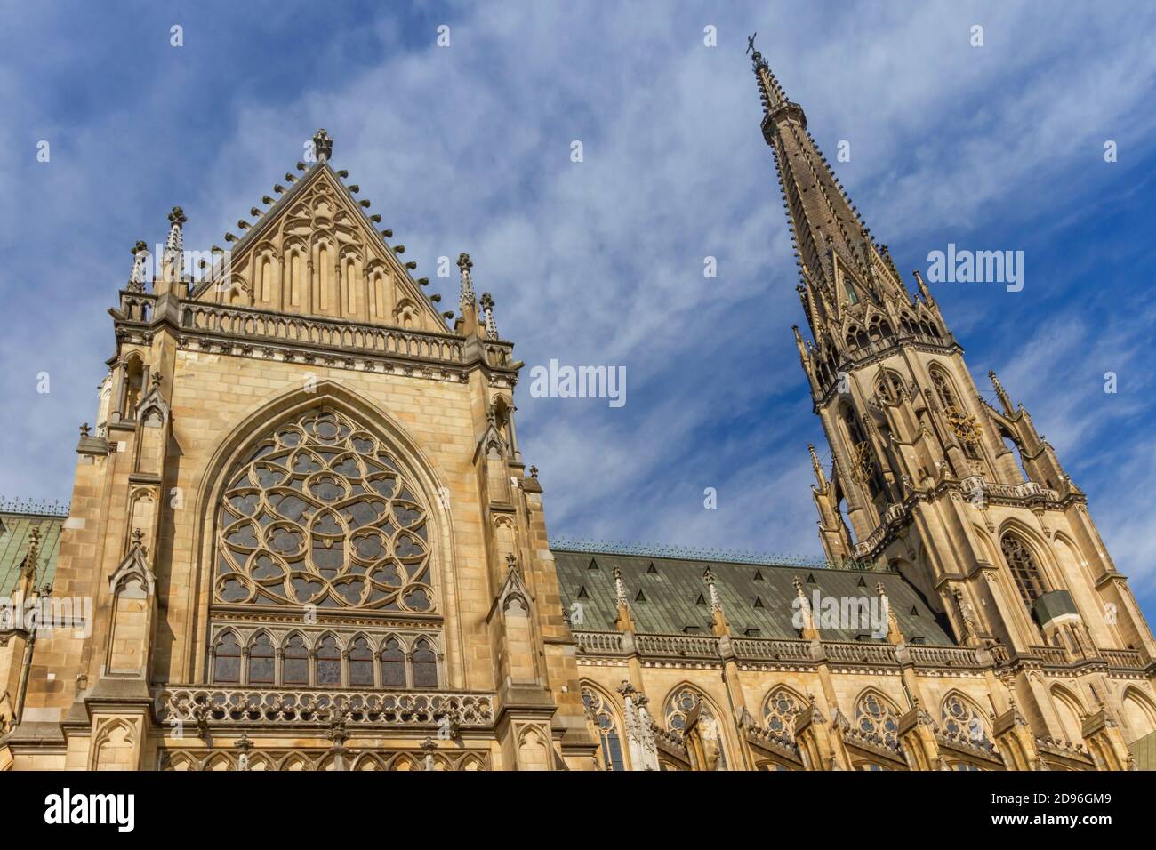 New Cathedral of the Immaculate Conception, Neuer Dom, Linz, Austria Stock Photo - Alamy