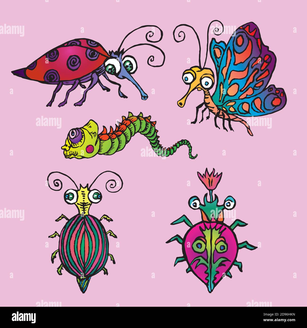 Doodle bugs hi-res stock photography and images - Alamy