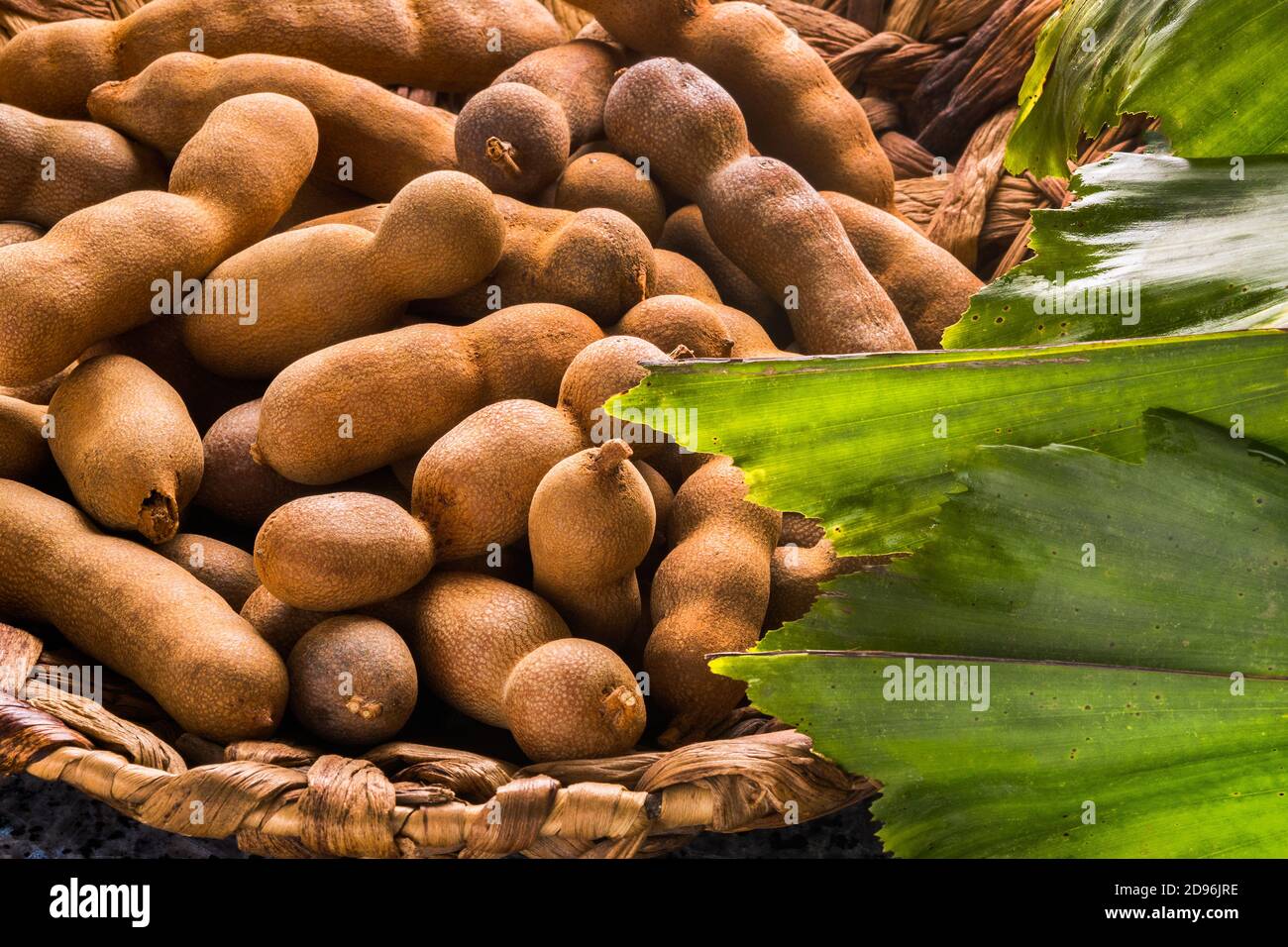 fresh tamarind fruits Stock Photo - Alamy
