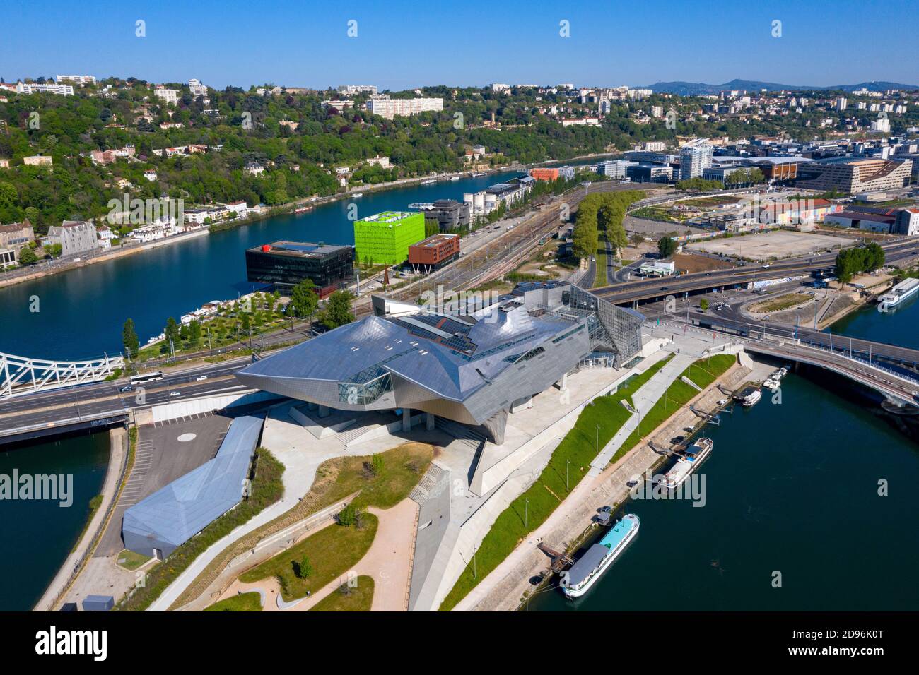 Lyon (central-eastern France), district of La Confluence, on the ...