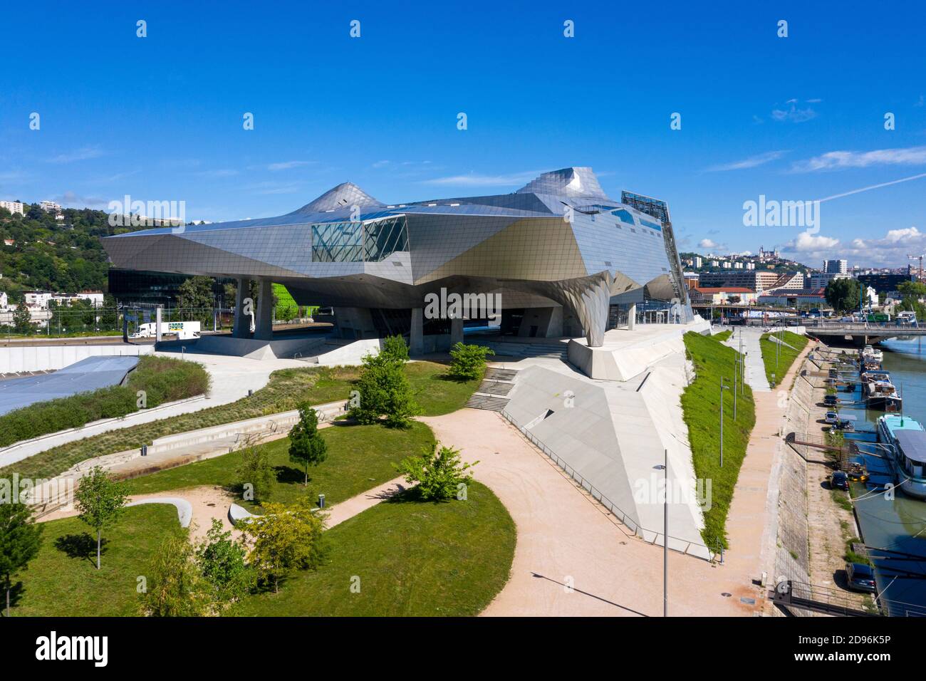 Lyon (central-eastern France), district of La Confluence, on the ...