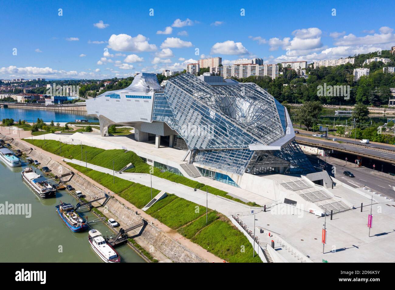 Lyon (central-eastern France), district of La Confluence, on the ...