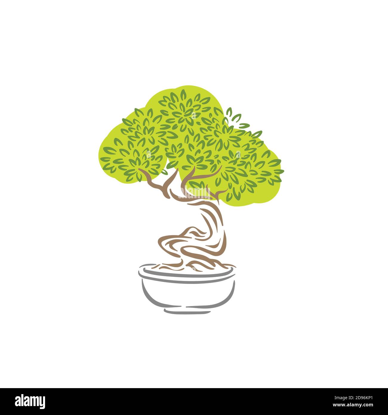 Japanese garden in old Cut Out Stock Images & Pictures - Alamy