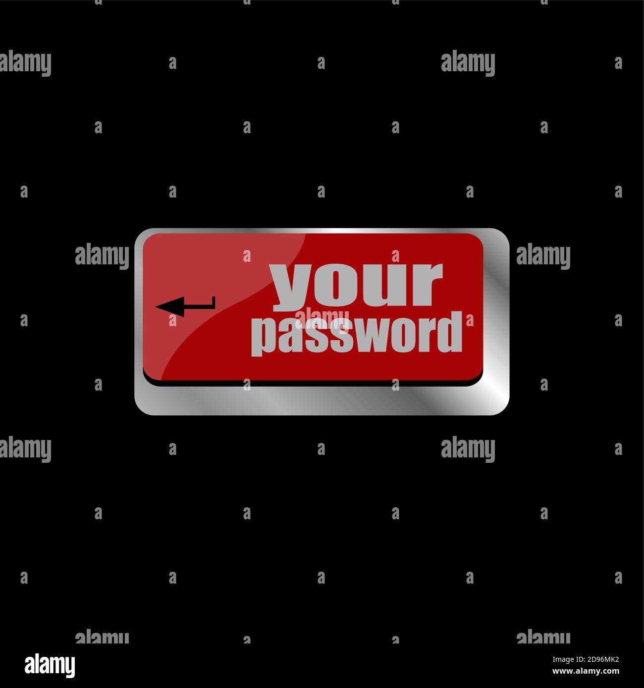 your password button on keyboard - security concept Stock Photo - Alamy