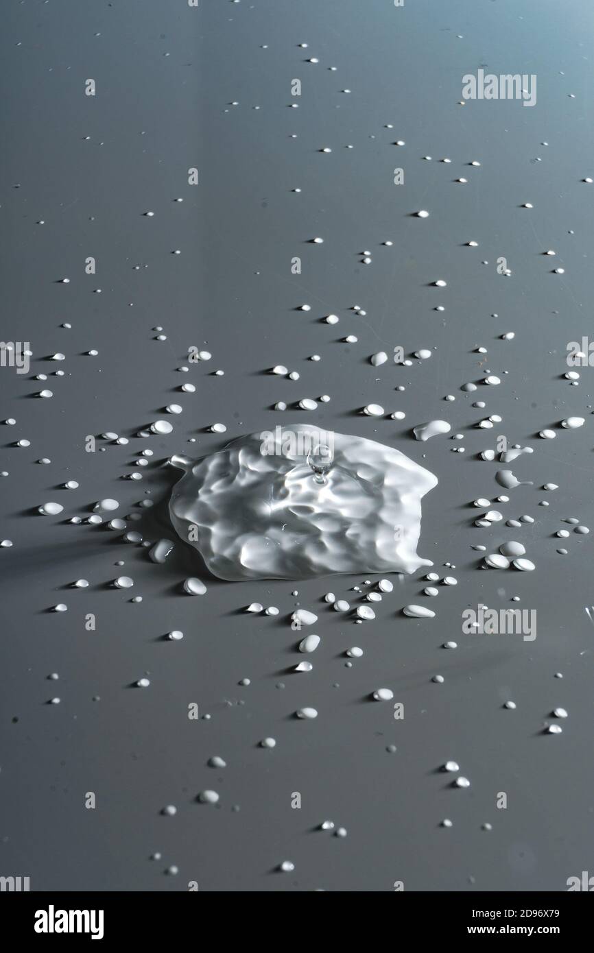 Top view shot of milk spilled on a smooth surface Stock Photo - Alamy