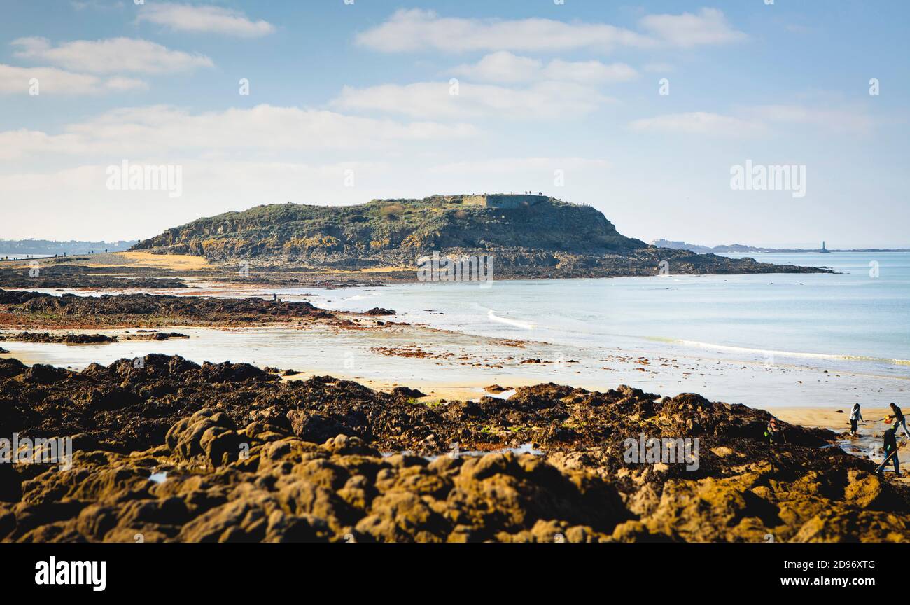 Saint-Malo (Brittany, north-western France): the “Grand Be” tidal ...