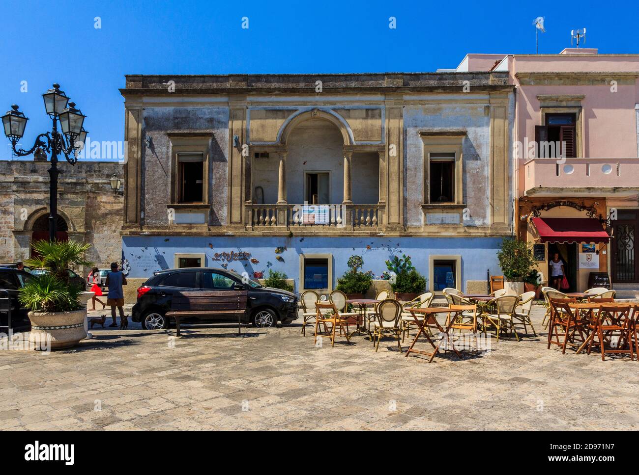 The town of Castro Maina in Salento, Puglia, Italy Stock Photo - Alamy