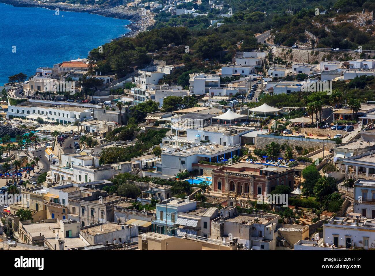 The town of Castro Maina in Salento, Puglia, Italy Stock Photo - Alamy