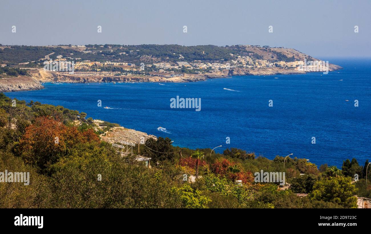 The town of Castro Maina in Salento, Puglia, Italy Stock Photo - Alamy