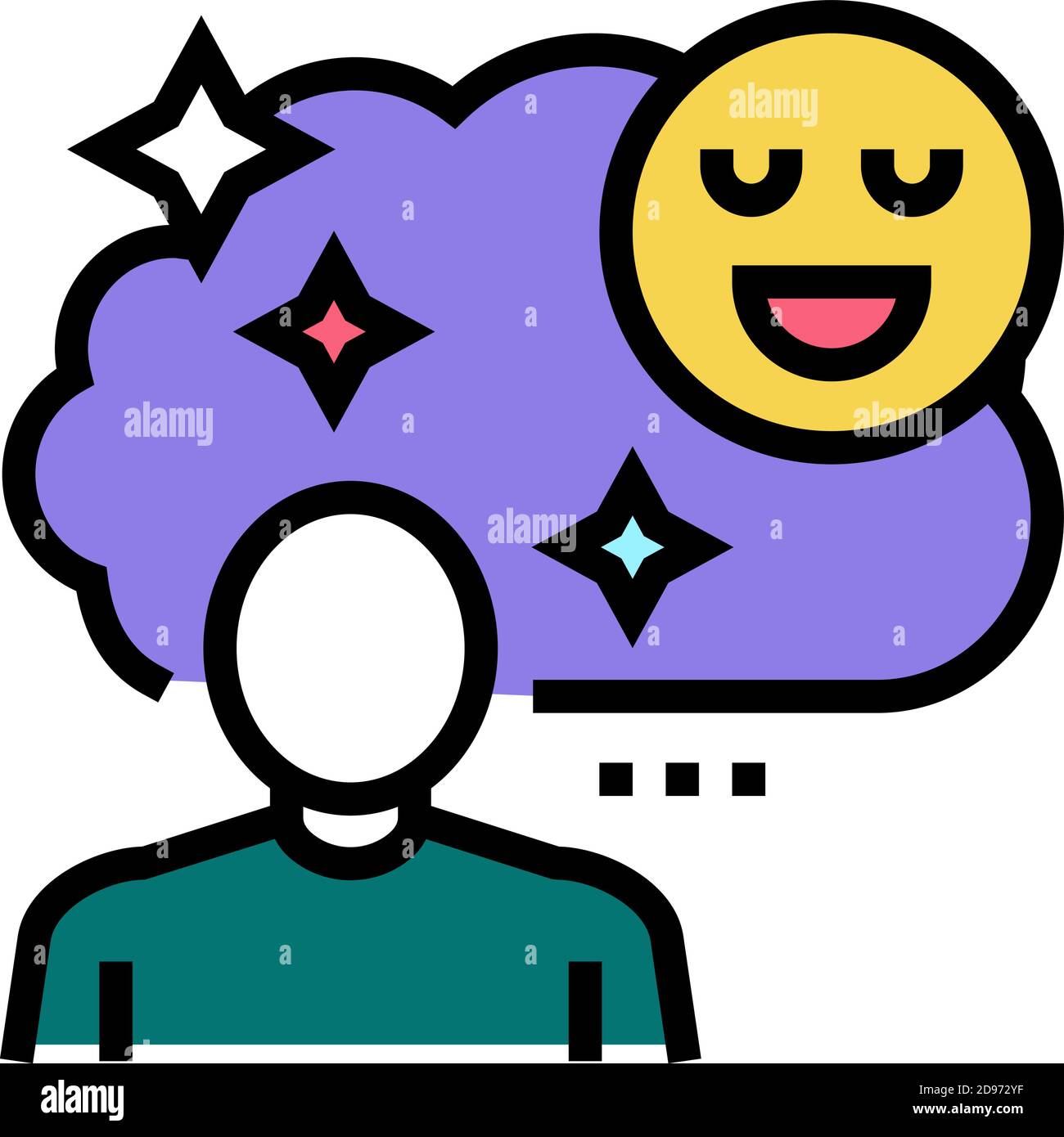 childhood nostalgia color icon vector illustration sign Stock Vector ...