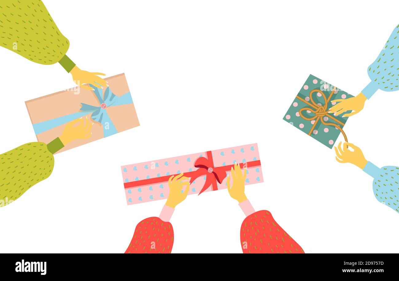 Hand holding a wrap Stock Vector Images - Alamy