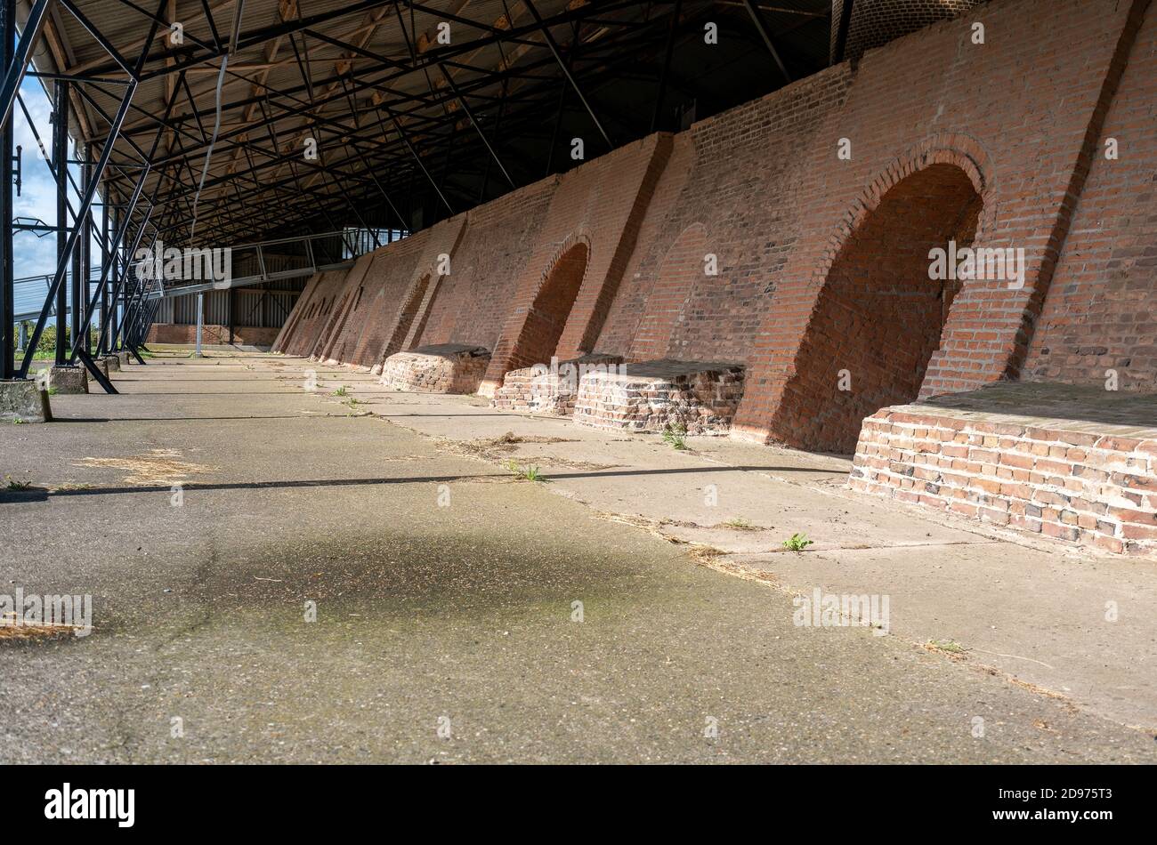 Old abandoned brick factory in Wijk Bij Duurstede, the Netherlands ...
