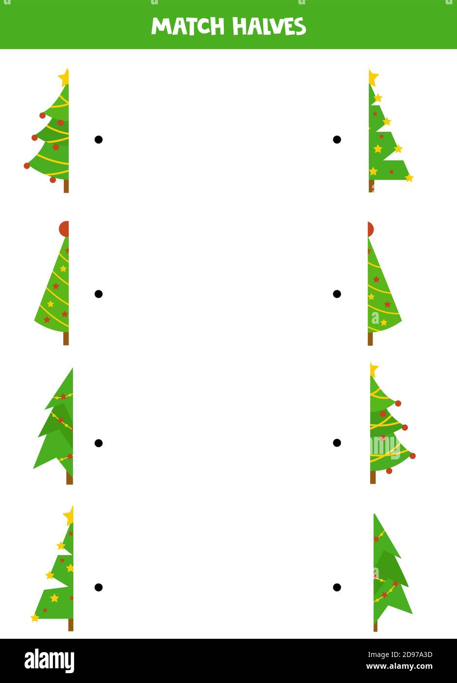 Match the halves hi-res stock photography and images - Alamy