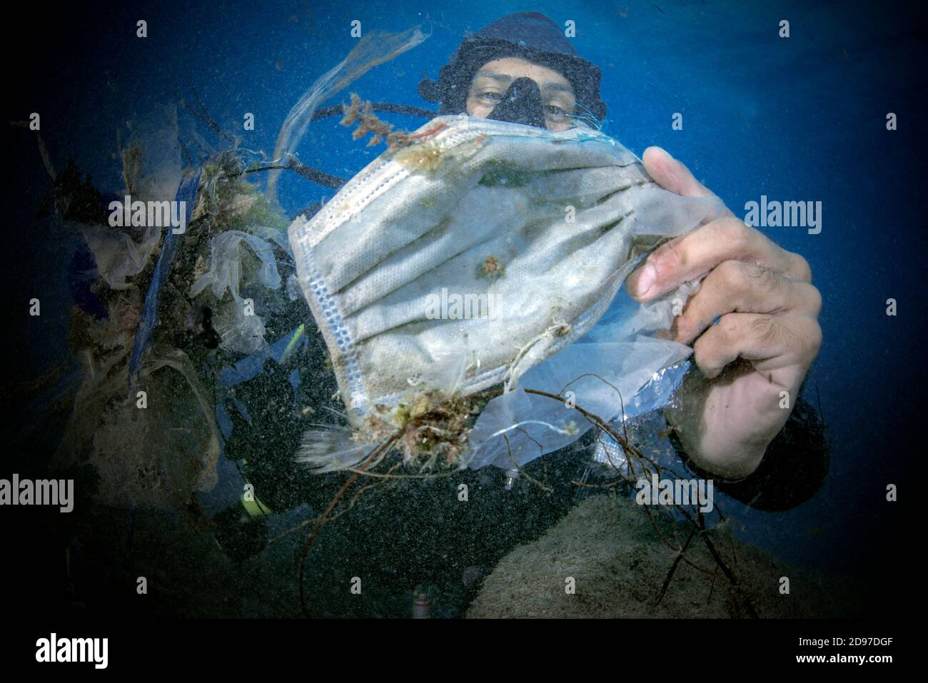 Environmental problem caused by the misuse of masks and other plastic ...