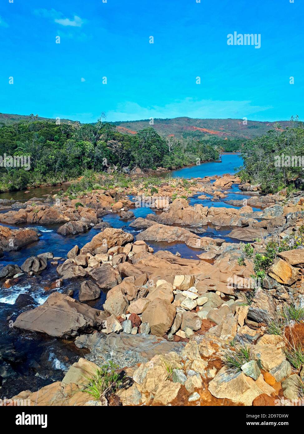 Landscape of Prony Bay, New Caledonia Stock Photo - Alamy
