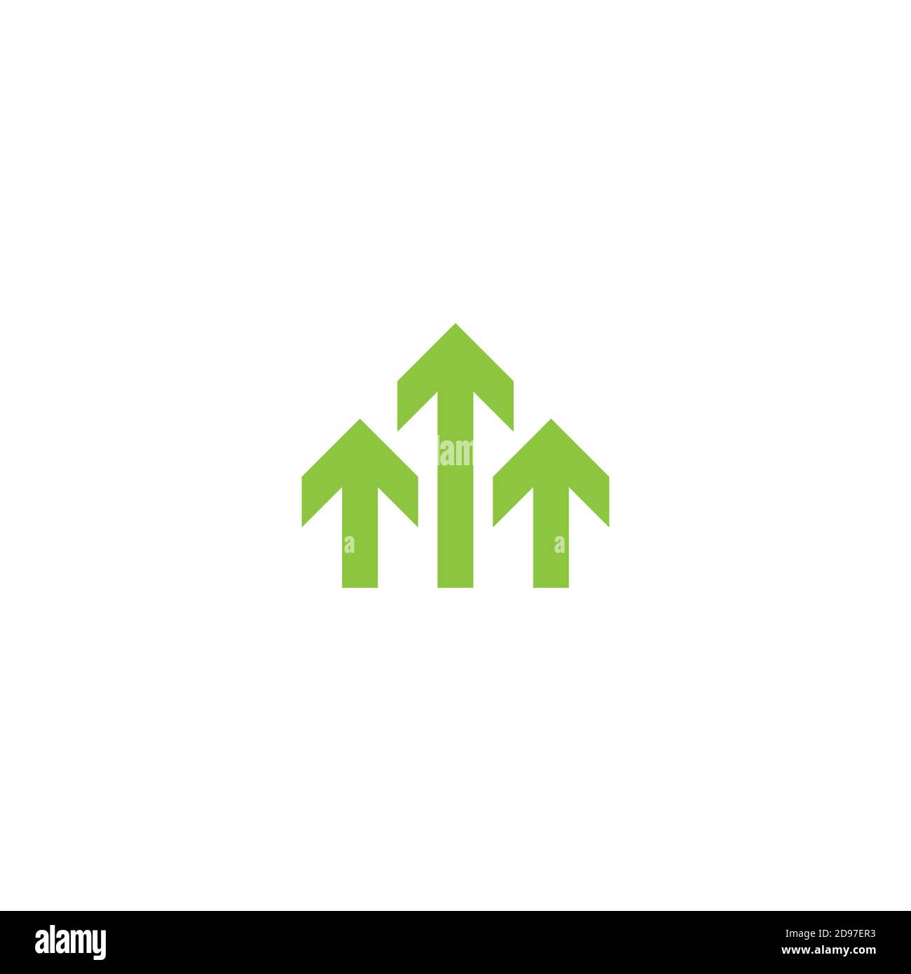 North Arrow Symbols Green