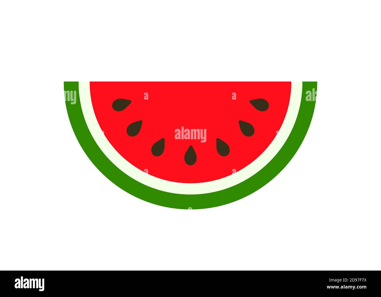 Watermelon slice icon. Vector illustration Stock Vector Image & Art - Alamy
