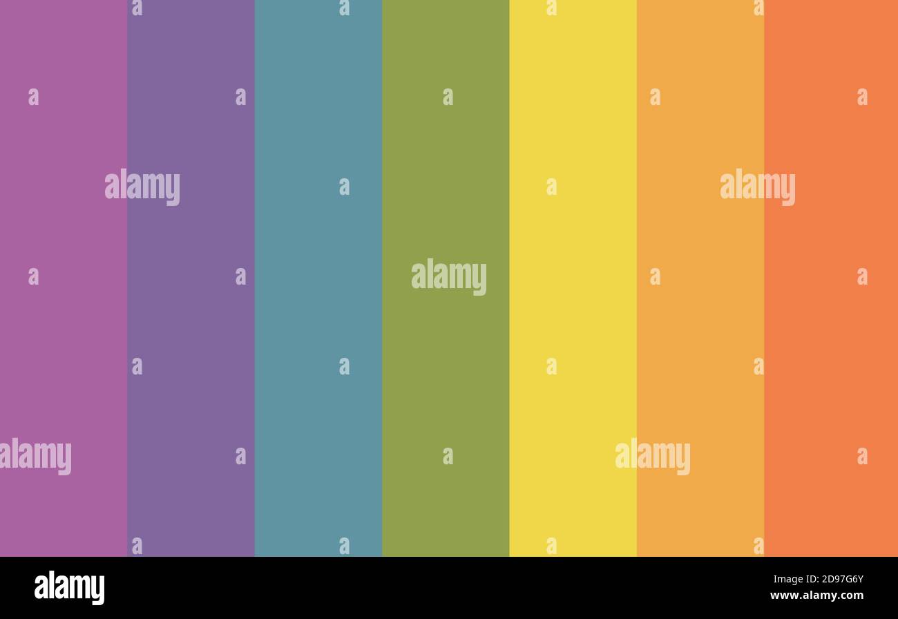Rainbow retro colors striped background. Vector illustration Stock ...