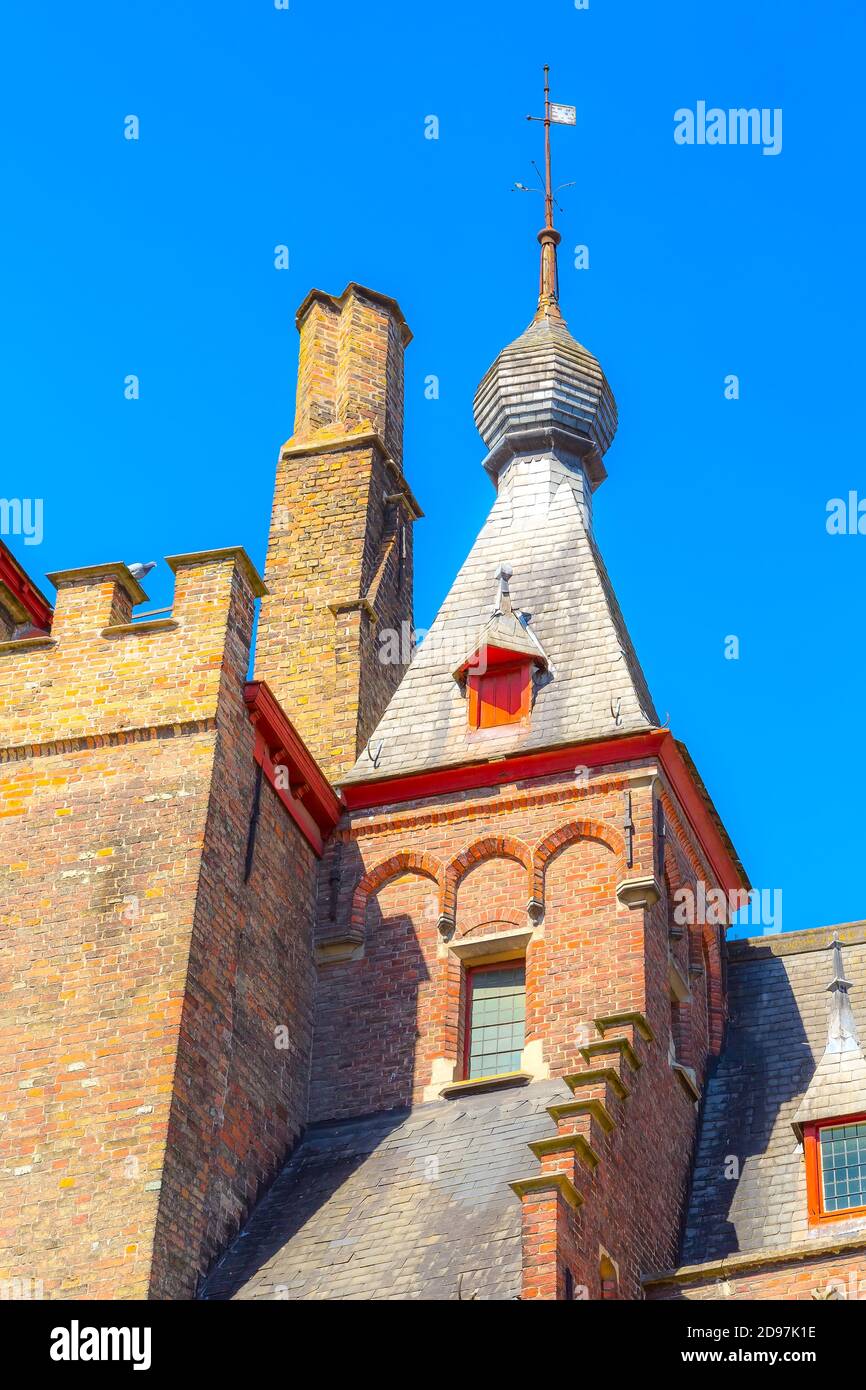 Medieval brick house hi-res stock photography and images - Alamy