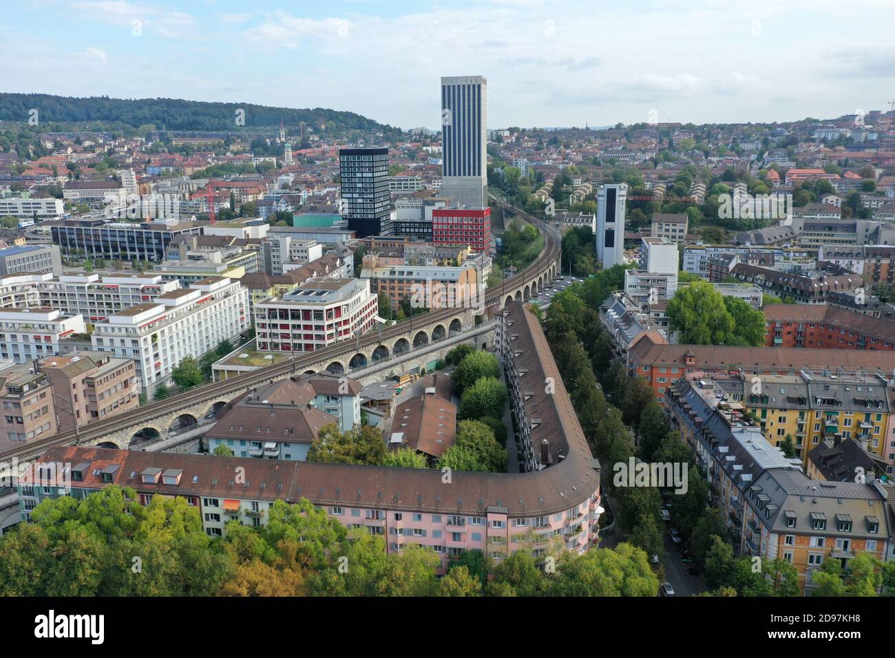 Aerial View, Drone Image of Zurich, Switzerland Stock Photo - Alamy