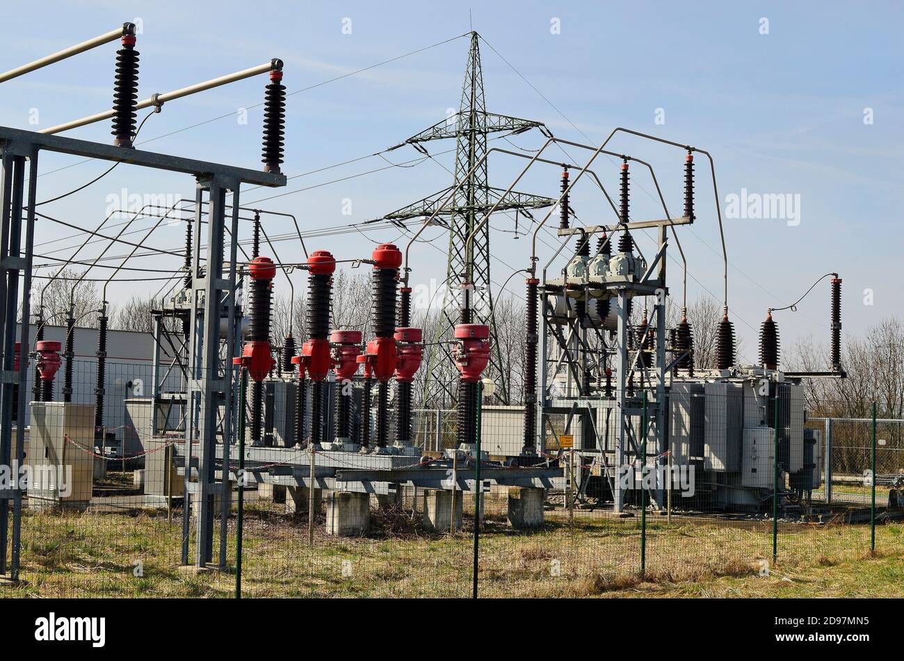 Austria, small transformer station Stock Photo - Alamy