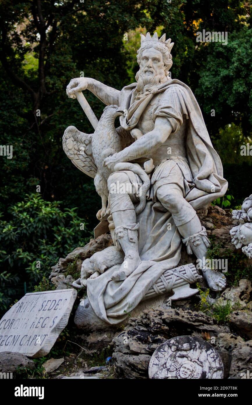 Fountain of Genius at Villa Giulia (Fontana del Genio a Villa Giulia ...