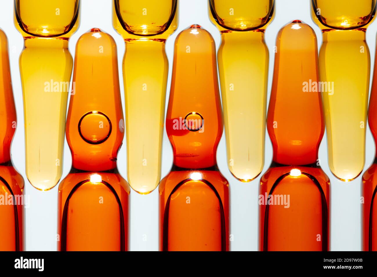 Medical background of ampule vials for injections Stock Photo - Alamy