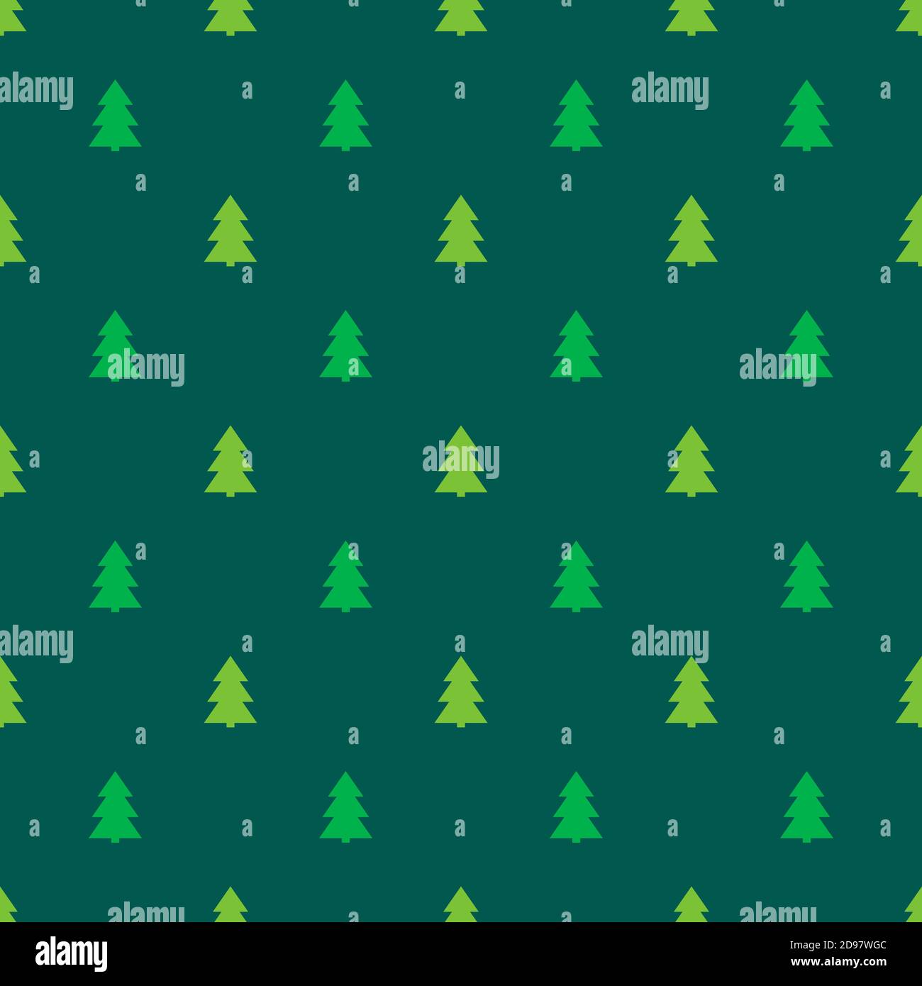 Christmas trees seamless dark pattern. Vector illustration Stock Vector ...