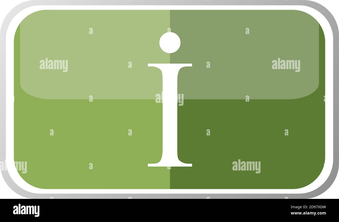 Info web button information symbol sign, info symbol . Letter I web ...