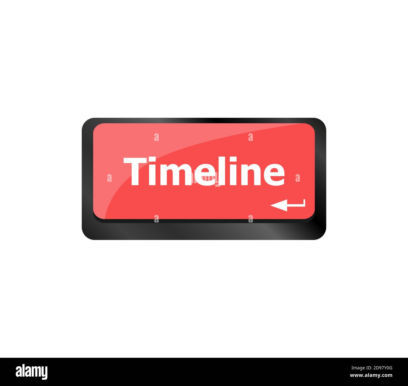 timeline concept button on computer keyboard keys Stock Photo - Alamy